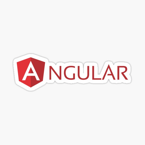 "Angular Official Logo" Sticker for Sale by Artinkshop | Redbubble