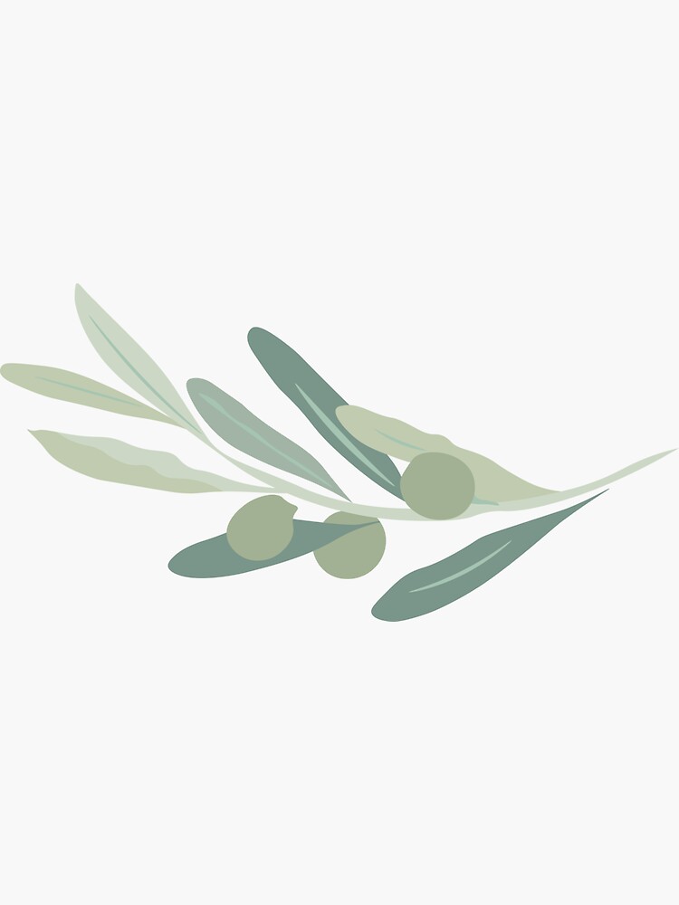 "Olive Branch" Sticker by AnOrganicAussie | Redbubble