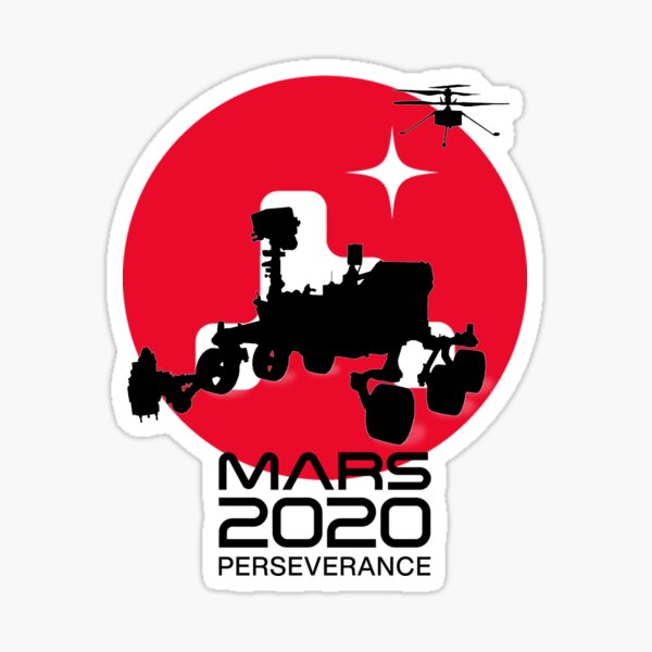 "Mars 2020 Perseverance Rover" Sticker for Sale by bhanupiumal | Redbubble