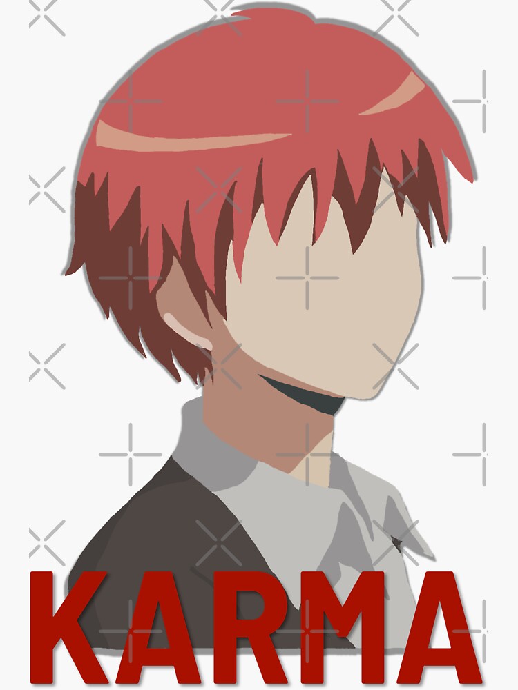 "Karma Akabane - Assassination Classroom" Sticker for Sale by ...