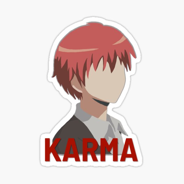 "Karma Akabane - Assassination Classroom" Sticker for Sale by ...