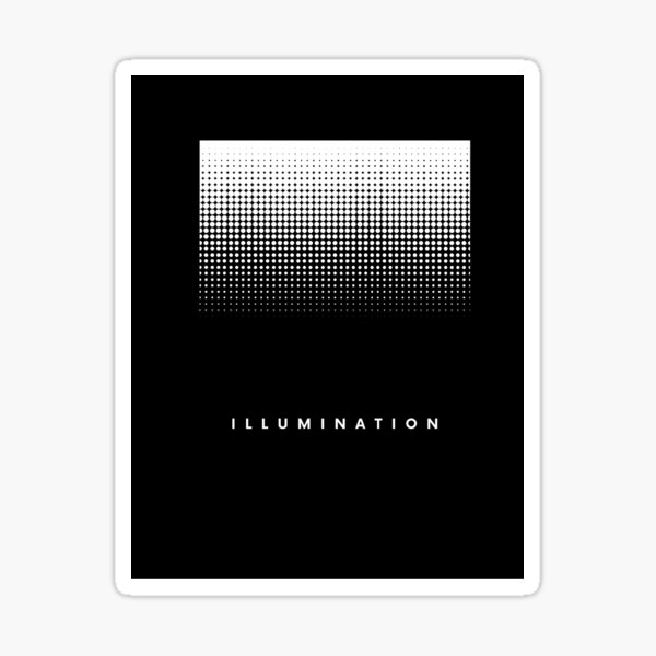 "Illuminated Dot" Sticker by willshim18 | Redbubble