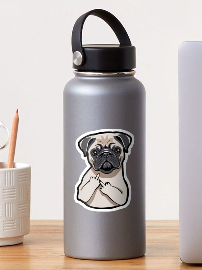 "Pug Life" Sticker for Sale by farzeeen | Redbubble
