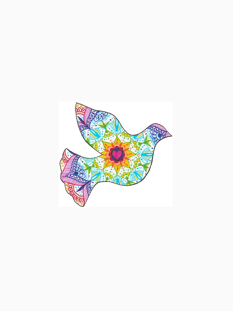 "Peace Dove Mandala" T-shirt by shambhaladesign | Redbubble