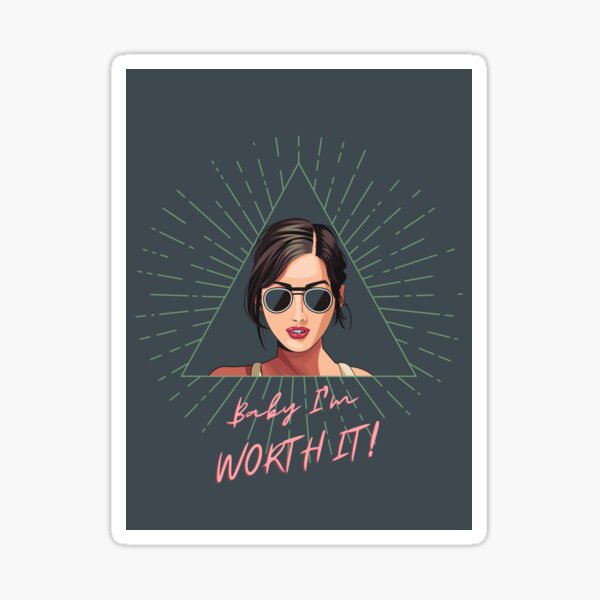 "Worth it" Sticker by FocusedDigital | Redbubble