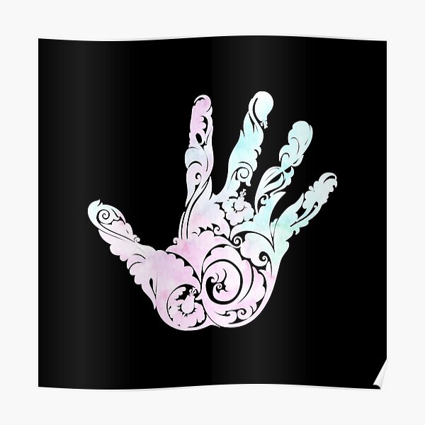 "Artistic hand design Clouded sky - Hand" Poster by Photography-Art ...