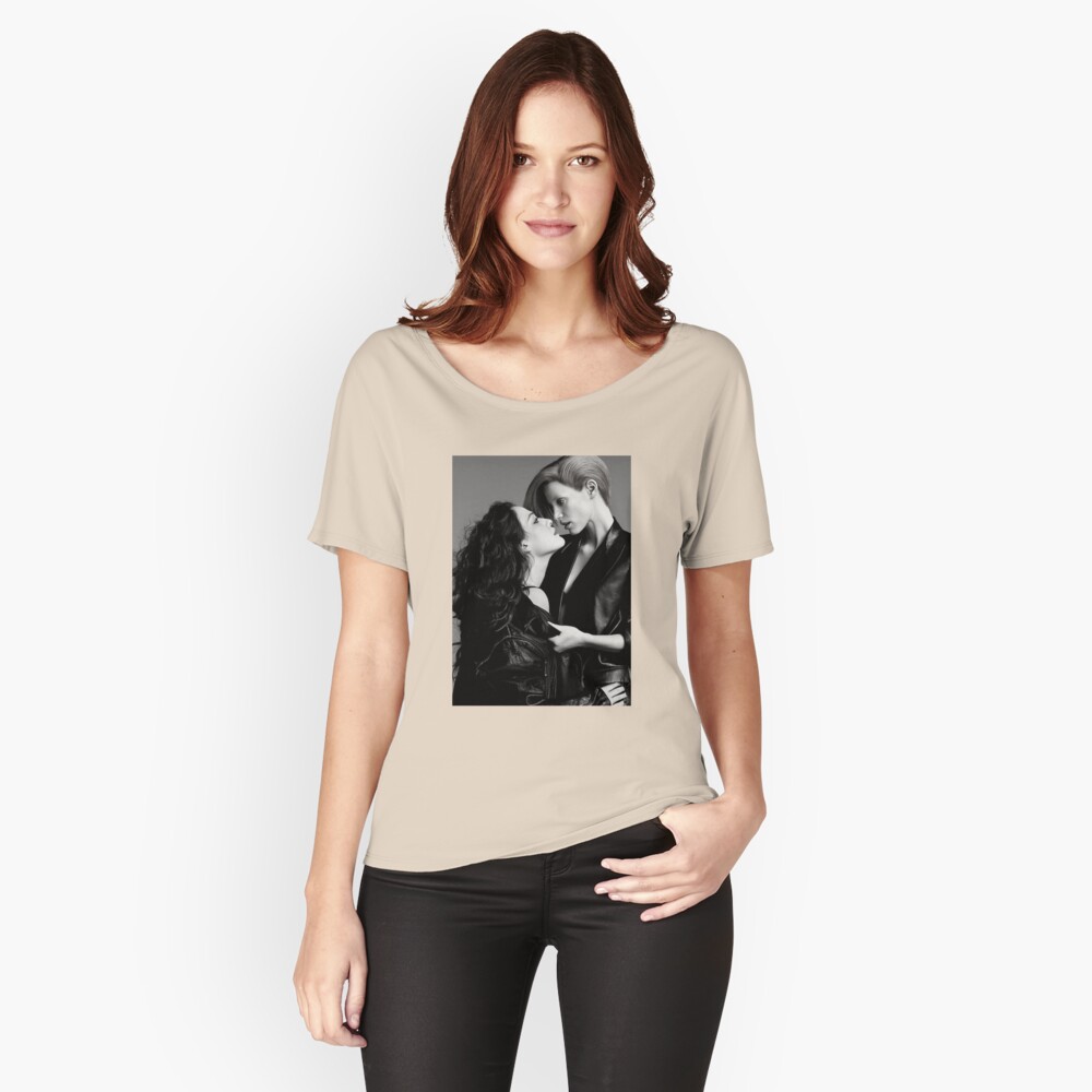 "kat dennings and jessica chastain" Poster for Sale by fakehala | Redbubble