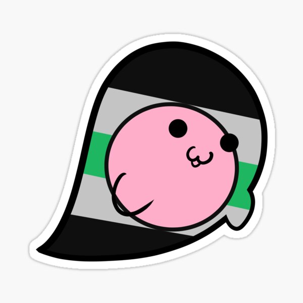 "Fictoromantic Ghosty" Sticker for Sale by techn0hound | Redbubble