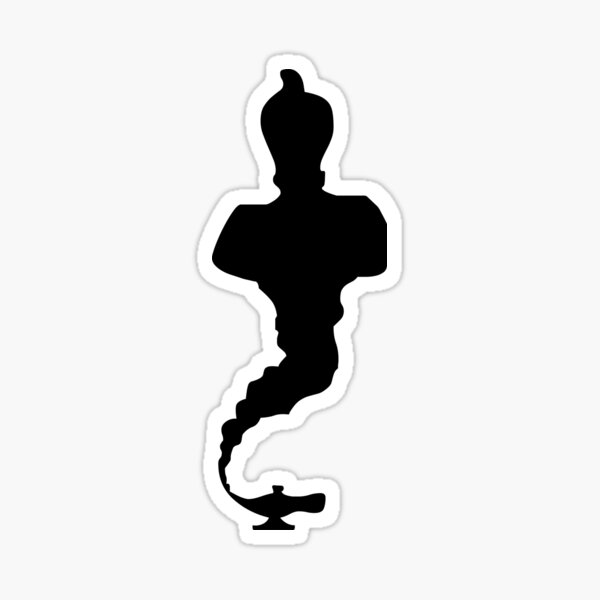 "Jinn" Sticker for Sale by Smaragdas | Redbubble