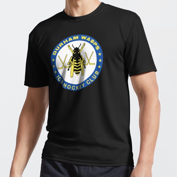 "Durham Wasps Ice Hockey Team Retro Logo" Active T-Shirt for Sale by ...