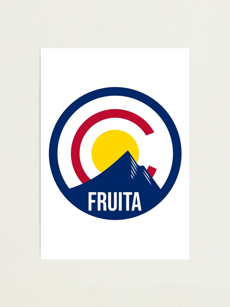 Lámina fotográfica «Círculo de la bandera de Fruita Colorado» de ...