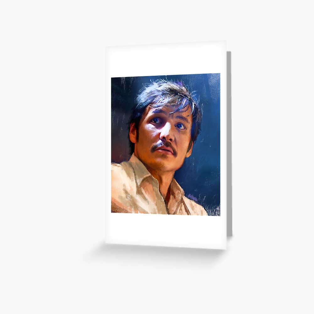 "Pedro Pascal" Greeting Card for Sale by Shuploc | Redbubble
