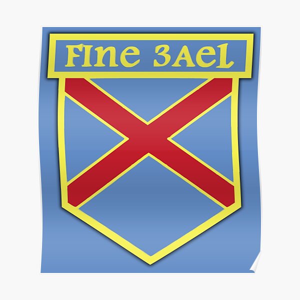 Póster «Logotipo de camisas azules de Fine Gael» de Shav | Redbubble