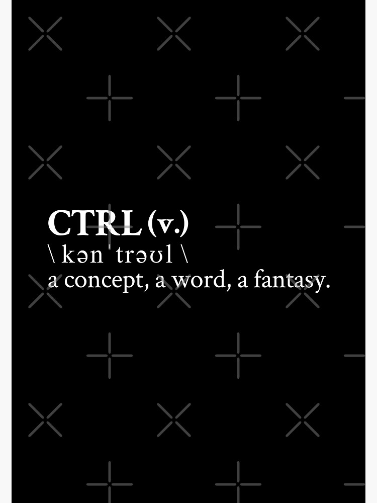 CTRL By SZA Stick The Song Premium Matte Vertical Poster