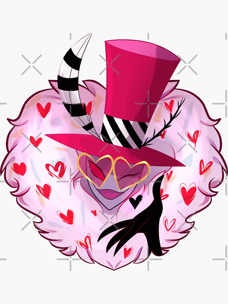 "Valentino flying kiss" Sticker for Sale by crevanart | Redbubble