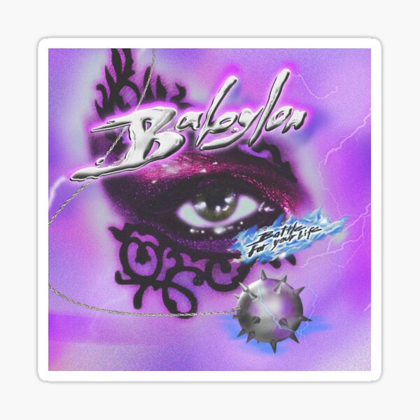 Pegatina «Babylon Chromatica Batalla por tu vida» de rocket9design ...