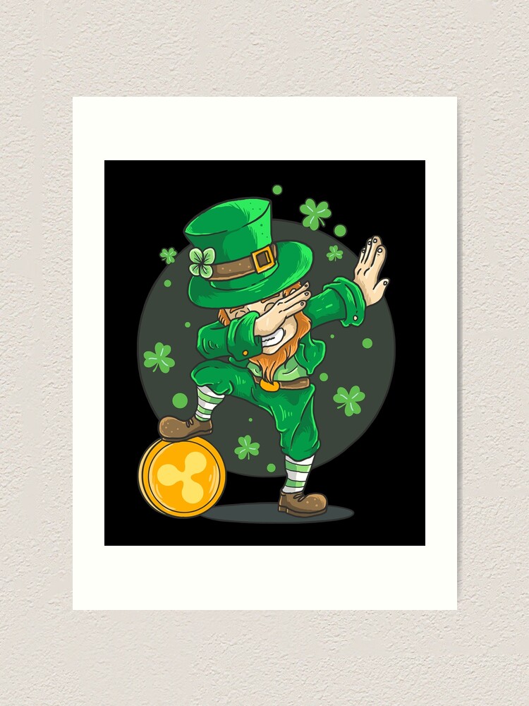 "St Patrick's Day Ripple Leprechaun - Funny Ripple Meme" Art Print for ...