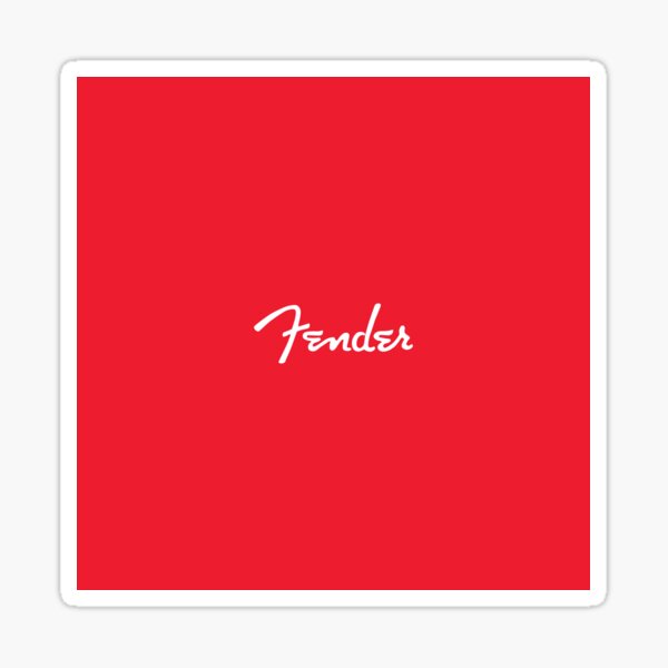 "Fender Guitars" Sticker for Sale by Bojkiw | Redbubble