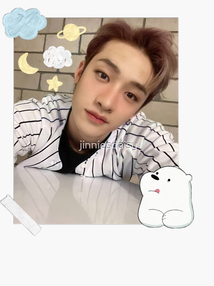 "Stray Kids Bang Chan" Sticker by jinniesdaisy | Redbubble