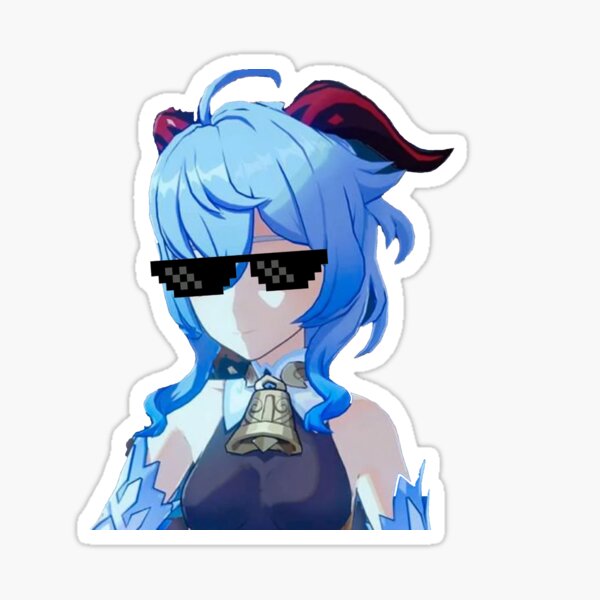 "Ganyu genshin impact " Sticker by Bananashop101 | Redbubble