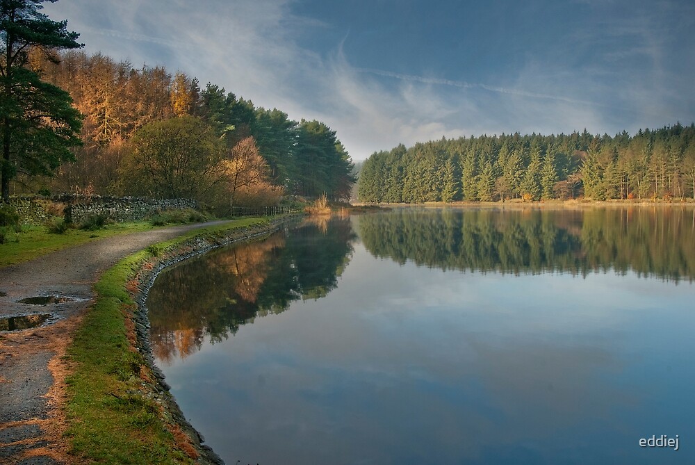 "Entwistle Reservoir - Lancashire" by eddiej | Redbubble