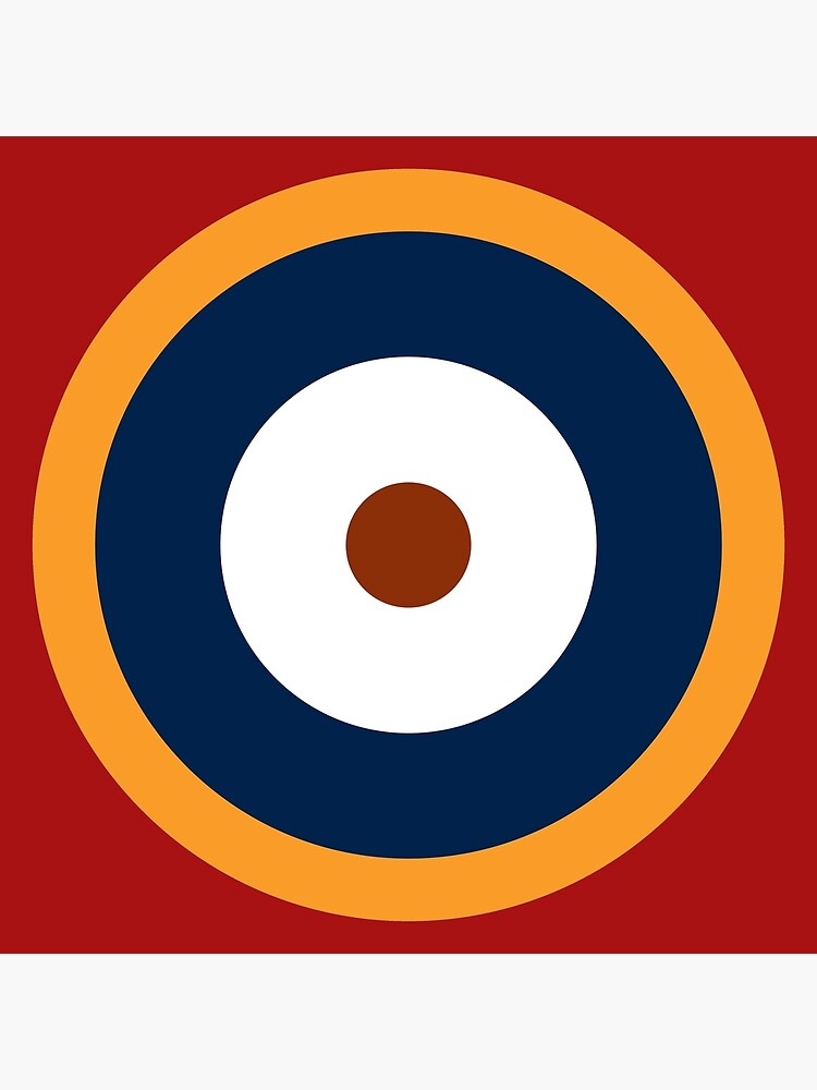 "Roundel RAF Type A1 military aircraft insignia mods mod" Poster by ...