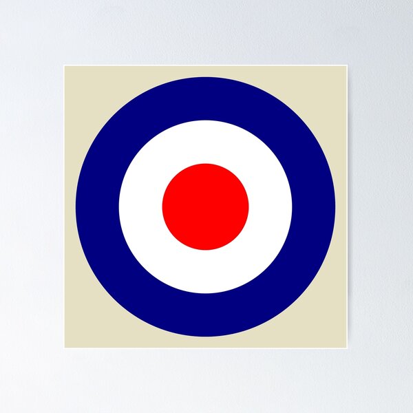 "Roundel RAF Type D military aircraft insignia mods mod" Poster for ...