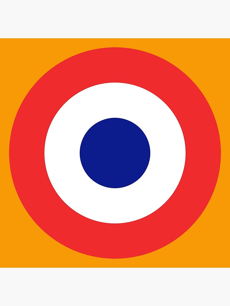"Roundel France military aircraft insignia mods mod" Poster by ...