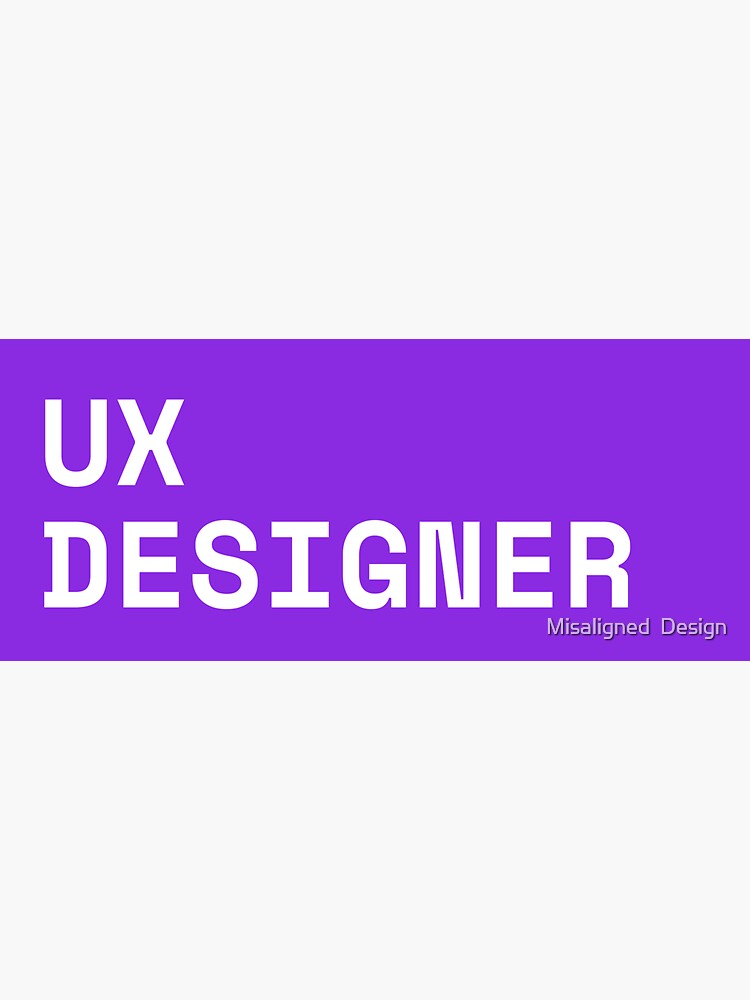 "UX DESIGNER: designer sticker pack" Sticker for Sale by Lei-NIE ...