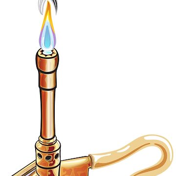 Imán for Sale con la obra «Mechero Bunsen - Ilustración de dibujos ...