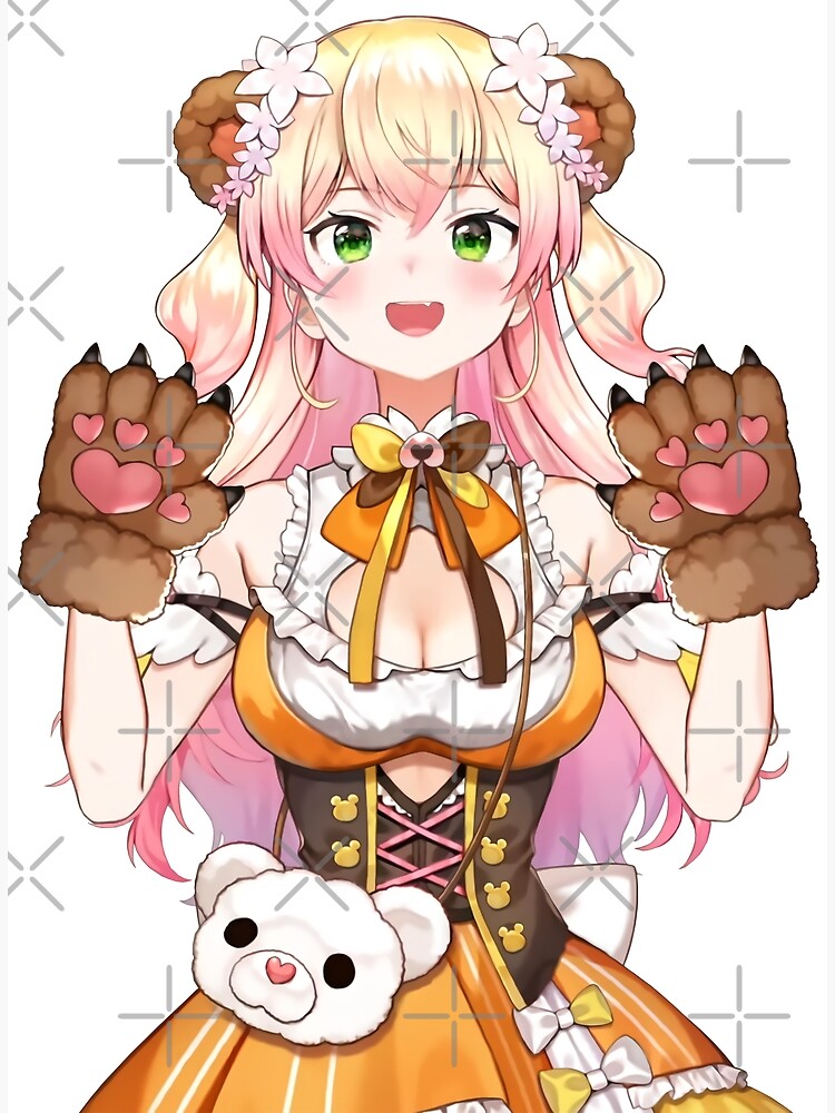 Póster «Super Bear Nenechi - Hololive» de JR-Art | Redbubble