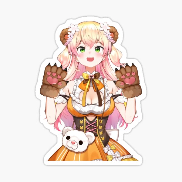 "Super Bear Nenechi - Hololive" Sticker for Sale by JR-Art | Redbubble