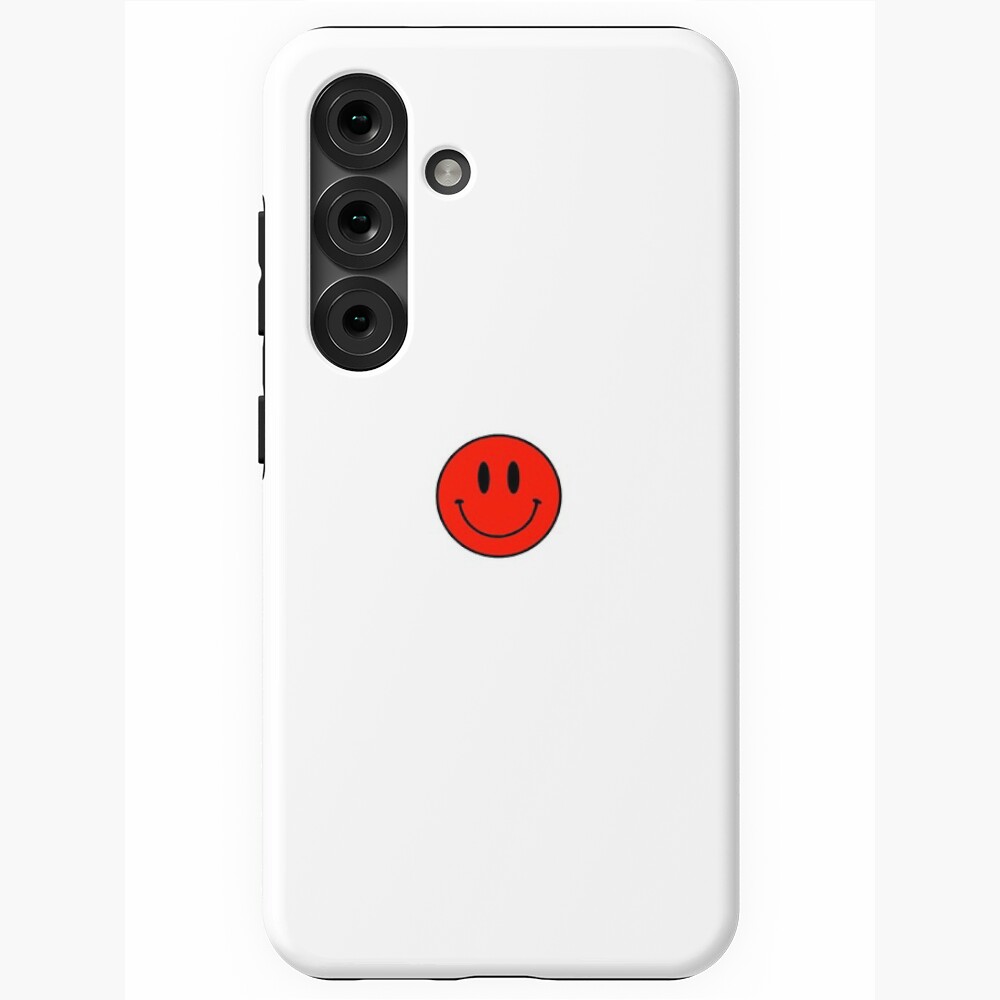 "Red smiley face" Sticker for Sale by Kostrem | Redbubble