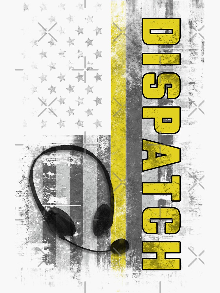 "Funny 911 Dispatch Operators Dispatcher Patriotic Humor Gift" Sticker ...