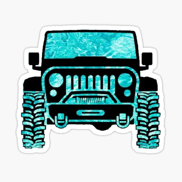 "Jeep Wrangler Front End Water Fill" Sticker for Sale by ...