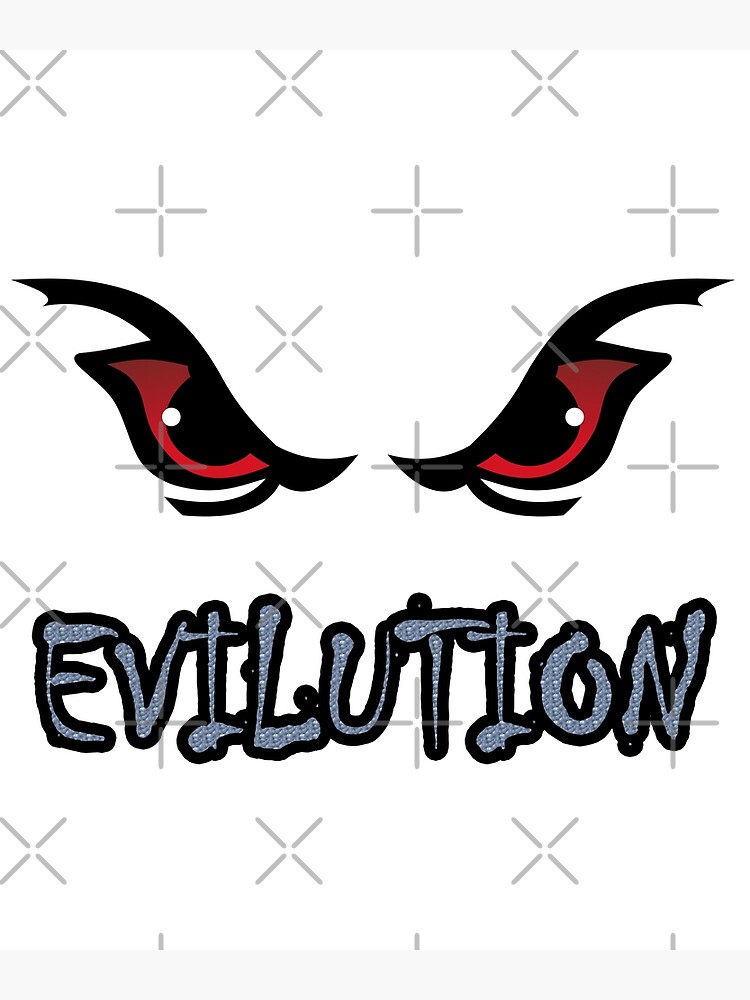Lámina fotográfica «Evilution - Un juego de palabras que usa las ...