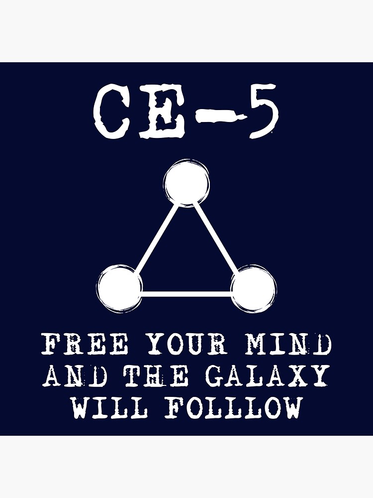 "CE-5 / CE5 Series #1 Free Your Mind and the Galaxy will Follow - White ...