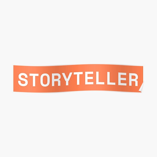 "STORYTELLER: designer sticker pack" Poster by Lei-NIE | Redbubble