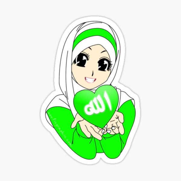 "Arabic girl" Sticker for Sale by Creations7 | Redbubble