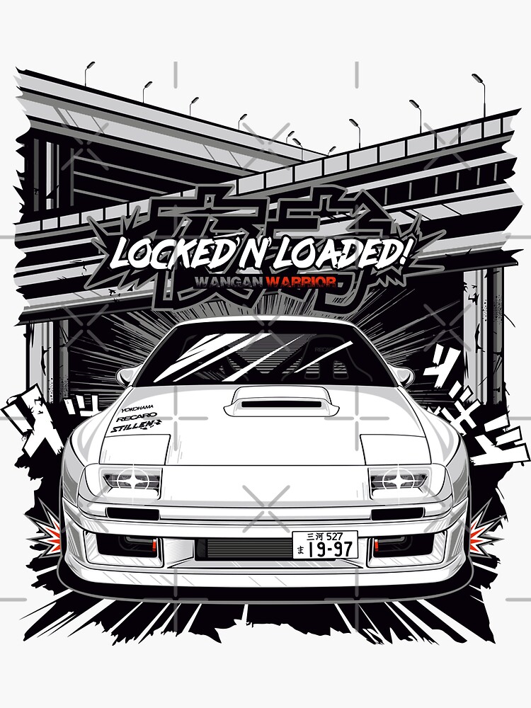 "RX7 FC" Sticker by shakotan | Redbubble