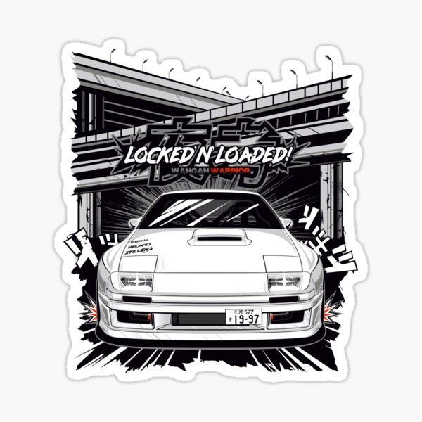 "RX7 FC" Sticker by shakotan | Redbubble