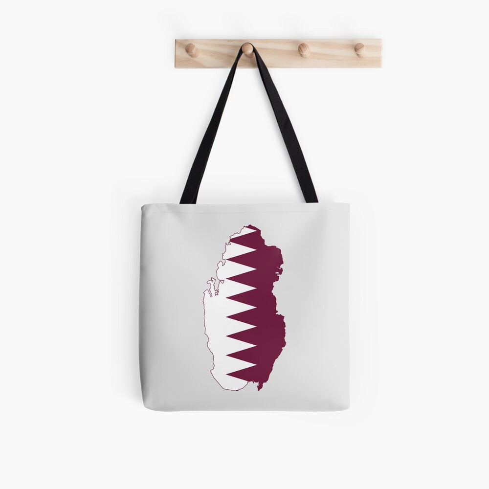 "Flag Map of Qatar" Sticker for Sale by abbeyz71 | Redbubble