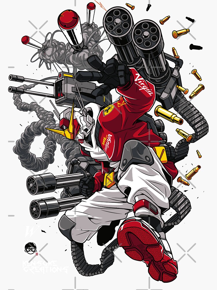 "Heavy Arms" Sticker for Sale by KenHensly | Redbubble