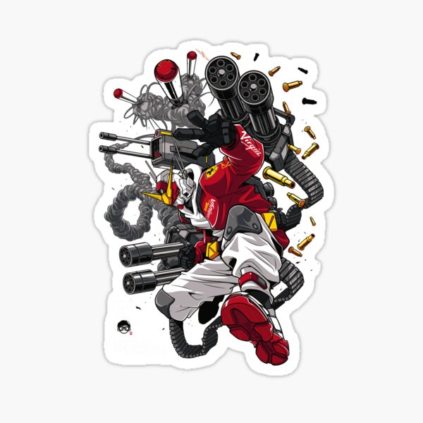 "Heavy Arms" Sticker for Sale by KenHensly | Redbubble