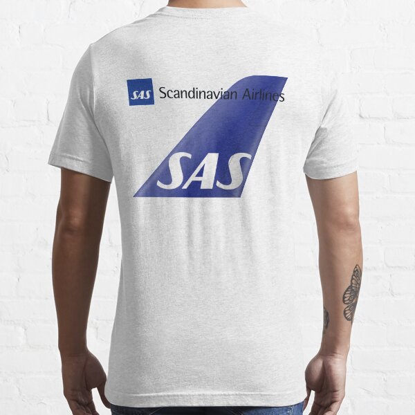 "SAS Airlines Logo" T-shirt for Sale by NewSpirit333 | Redbubble ...