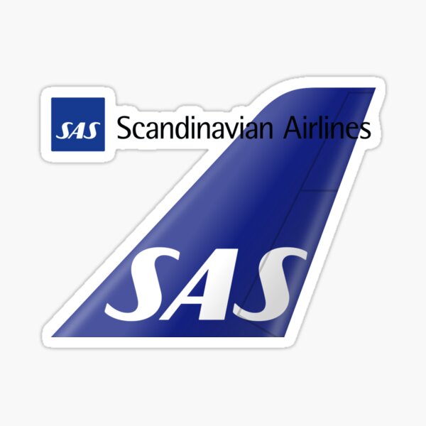 "SAS Airlines Logo" Sticker by NewSpirit333 | Redbubble
