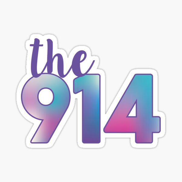 "The 914" Sticker by emilystp23 | Redbubble