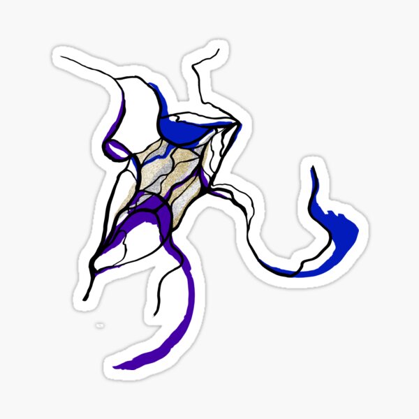 "Single Line - Kiss" Sticker for Sale by MaxencePierrard | Redbubble