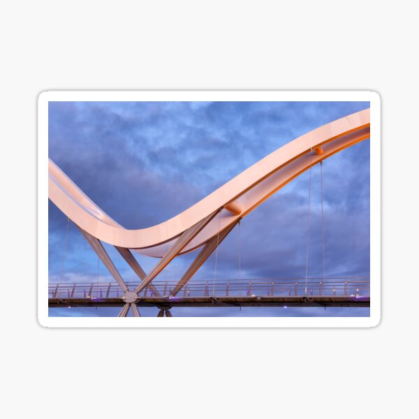 "Infinity Bridge" Sticker for Sale by MarkSykes | Redbubble