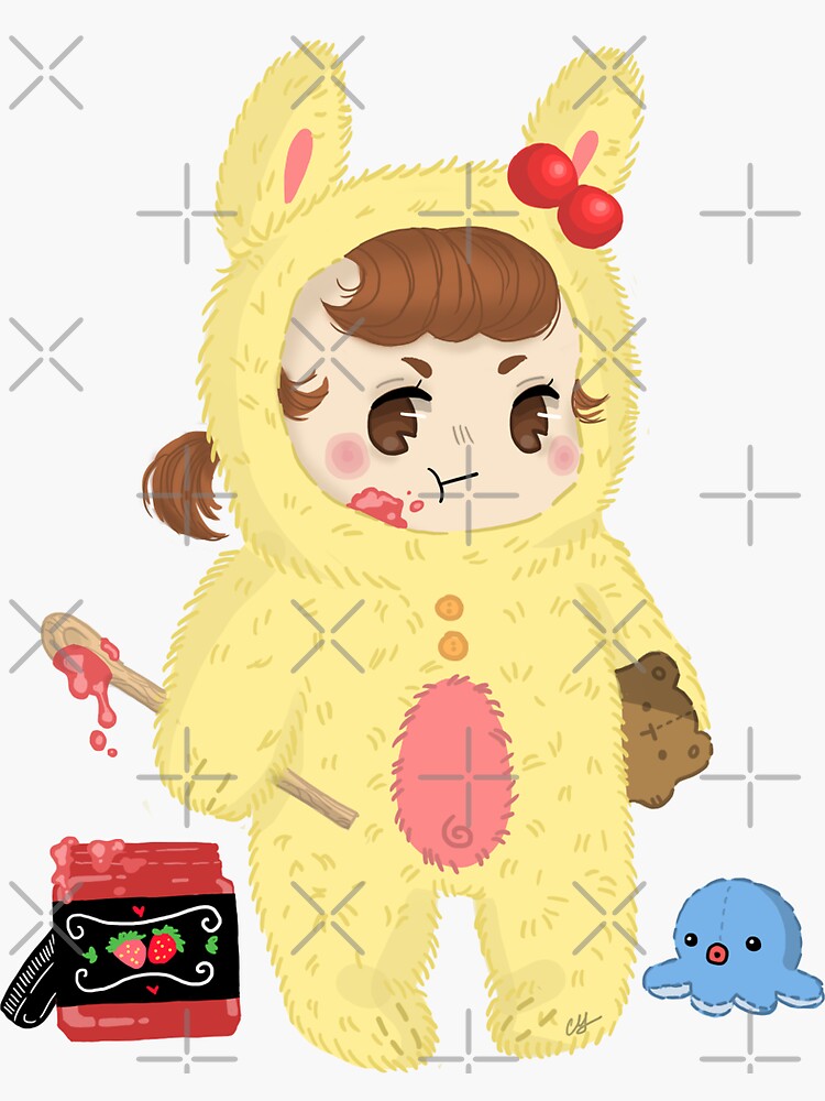 "Angry Baby" Sticker for Sale by KyaArt | Redbubble